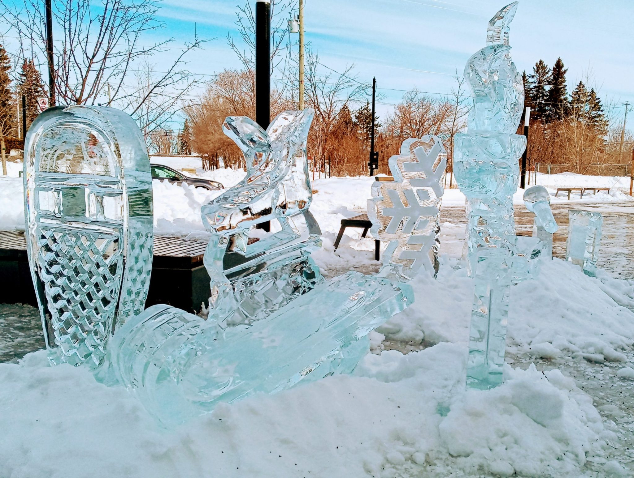Le retour des sculptures de glace - Le Journal de Chambly